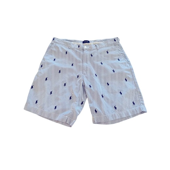 Polo Ralph Lauren | Shorts | Polo Ralph Lauren Flat Front Shorts Blue ...